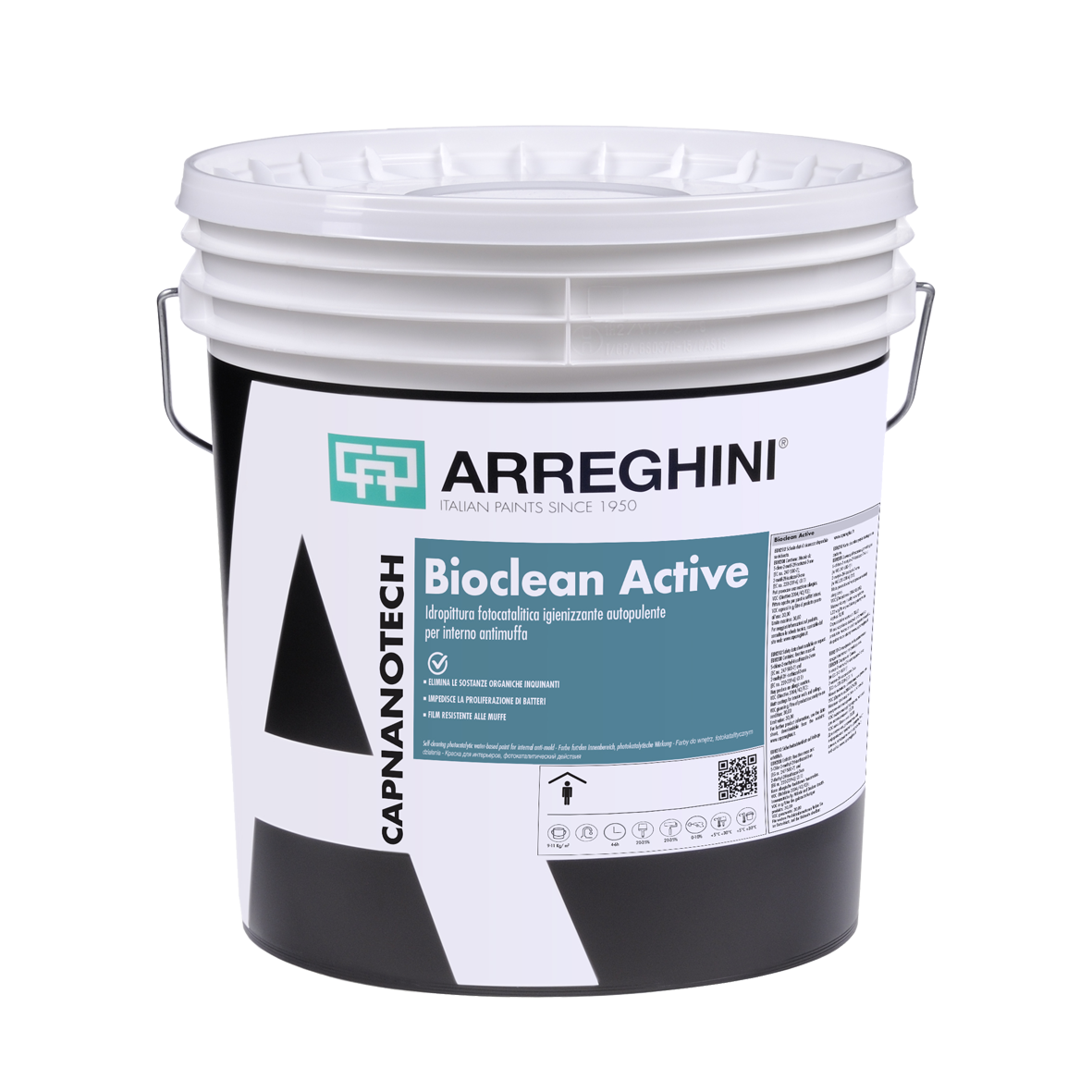 Bioclean Active Paint for interior with photocatalytic action